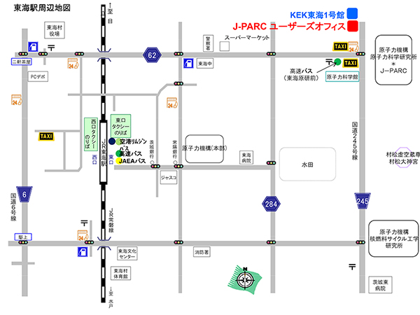 J-PARCへのアクセス｜J-PARC｜大強度陽子加速器施設